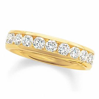 1.00 CT. T.W. Diamond Channel Band in 14K Gold | Peoples Jewellers