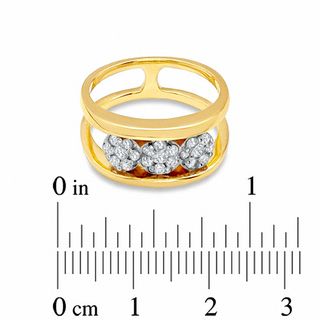 0.50 CT. T.W. Diamond Open Ladder Ring in 14K Gold | Peoples Jewellers