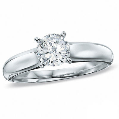 3.00 CT. Certified Canadian Diamond Solitaire Ring in 14K White Gold (1 ...
