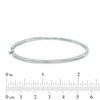 0.23 CT. T.W. Diamond Bangle in 10K White Gold | Bangles and Cuffs ...