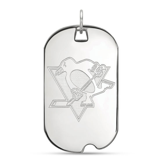 NHL Team Logo Dog Tag Pendant (Select Team) | Peoples Jewellers