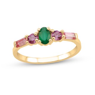 Oval Gemstone Ring (5 Stones) | Peoples Jewellers