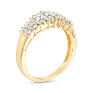 0.50 CT. T.W. Diamond Column Band in 10K Gold | Peoples Jewellers